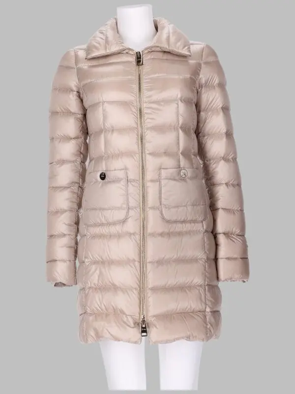 Herno Long Puffer Jacket - Cream