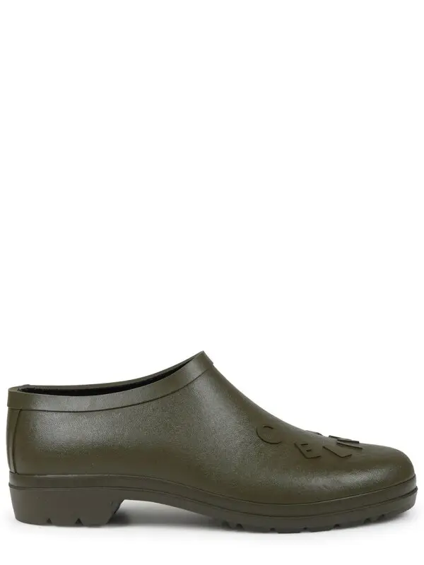Celine Logo Garden Clogs - Green