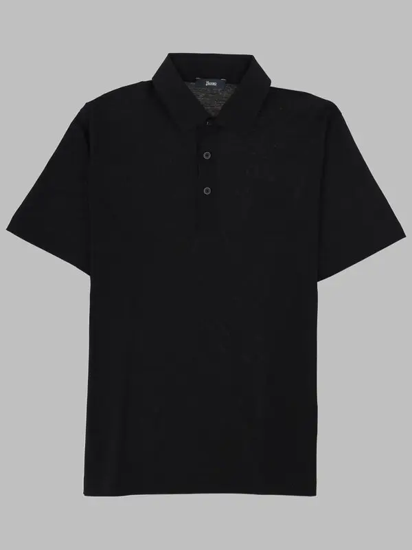 Herno Polo In Cotone - Black
