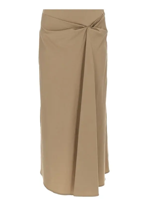 Max Mara Gonna Midi Drappeggiata