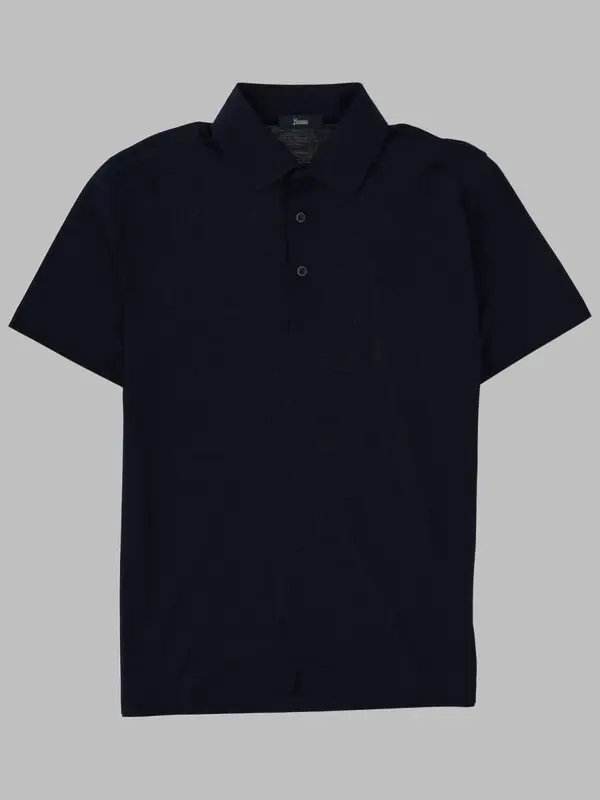 Herno Polo In Cotone - Blue