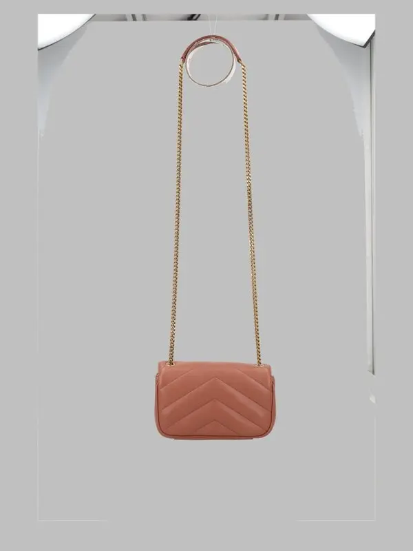 Saint Laurent Lamb Leather Bopsa Loulou Mini