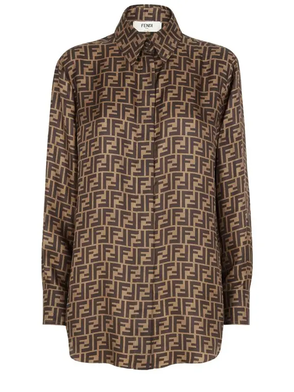 Fendi Silk Shirt Ff