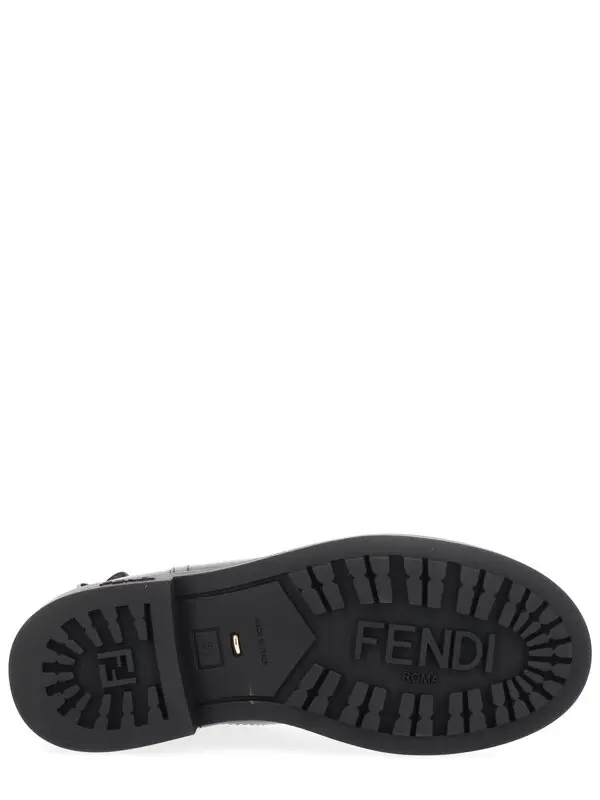 Fendi Leather Chelsea Boots
