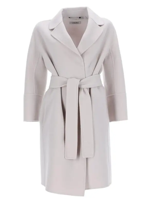 Max Mara Virgin Wool Coat - Cream