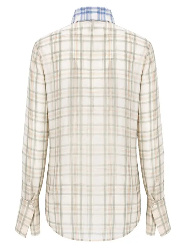 Acne Studios Blusa In Seta Con Fiocco