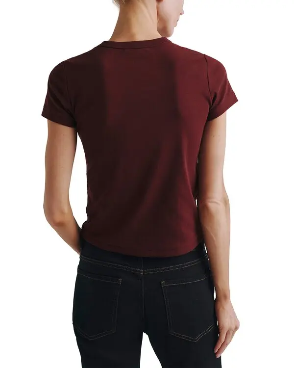 DL1961 Shrunken Cotton Stretch Tee