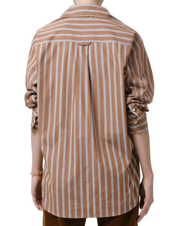 Citizens Of Humanity Thea Boyfriend Shirt - Copper Stripe