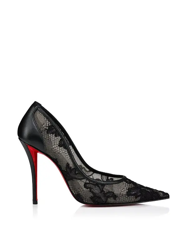 CHRISTIAN LOUBOUTIN Miss Z Mesh 100 Mm Pumps - Black
