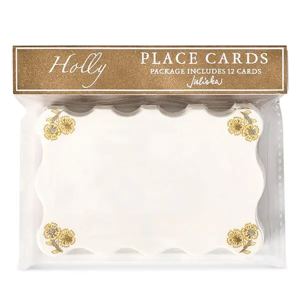 JULISKA Berry & Thread Thistle Place Card, Set Of 12