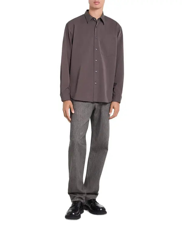 Theory Relaxed Fit Weekend Shirt In Weekend Cotton