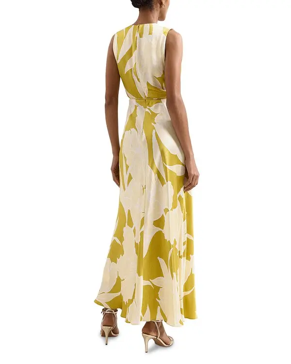 PHASE EIGHT Paula Satin Maxi Dress