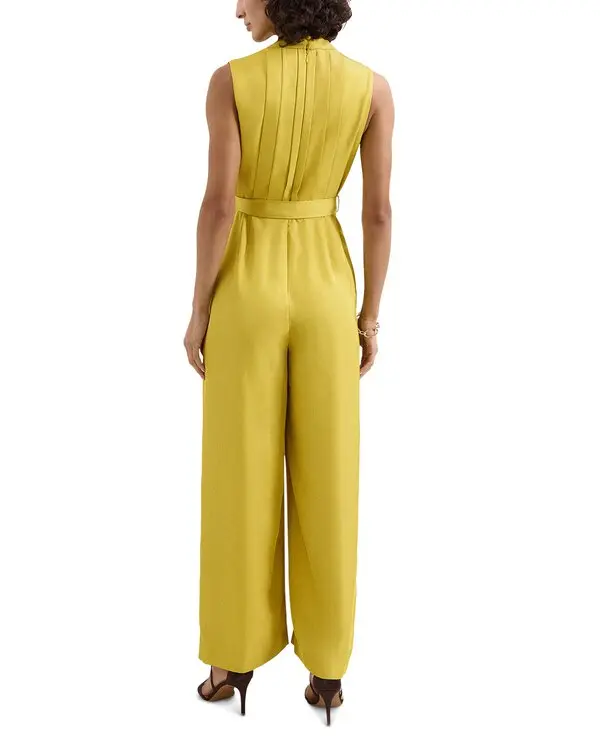 PHASE EIGHT Satin Twill Sleeveless Jumpsuit