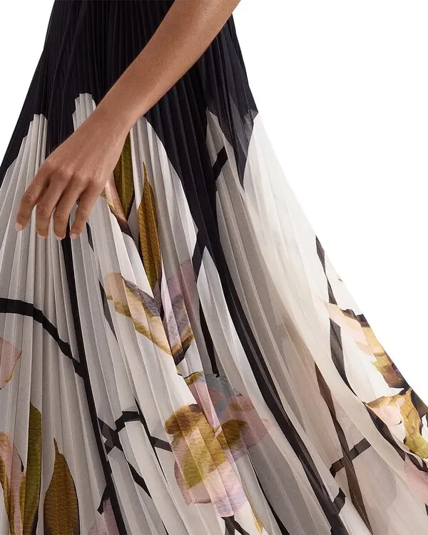 PHASE EIGHT Uma Pleated Maxi Dress