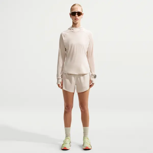 Nike Uv-resistant Hooded Trail Running Mid-layer Top