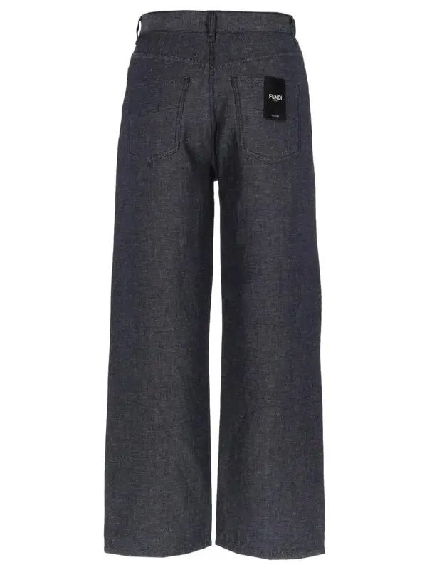 Fendi Relaxed Fit Jeans - Blue