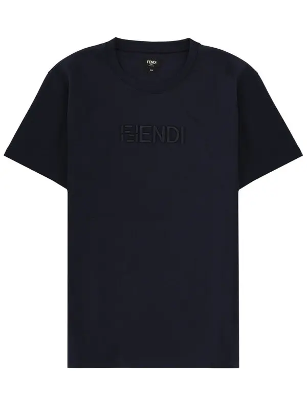 Fendi T-shirt Con Logo 3d