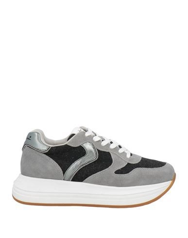 VOILE BLANCHE Goat Skin And Textile Fiber Sneakers - Grey