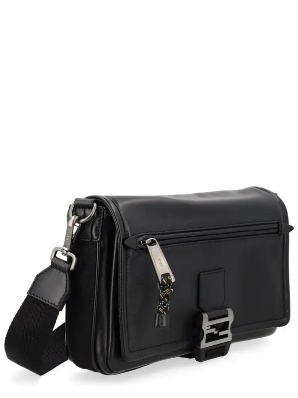 Fendi Flux Messenger Bag - Black