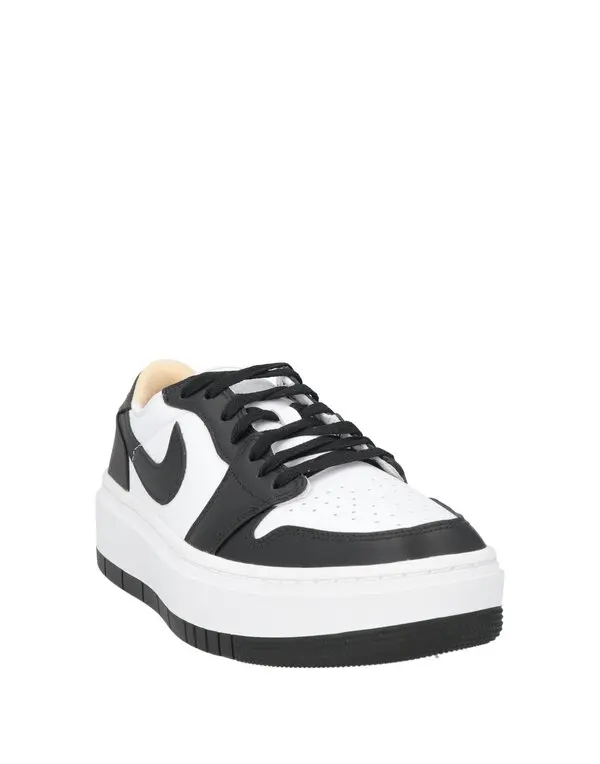 JORDAN Sneakers Size Leather - White