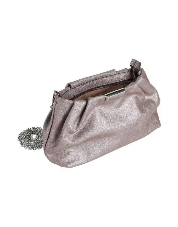 GIANNI CHIARINI Clutch Taupe Leather