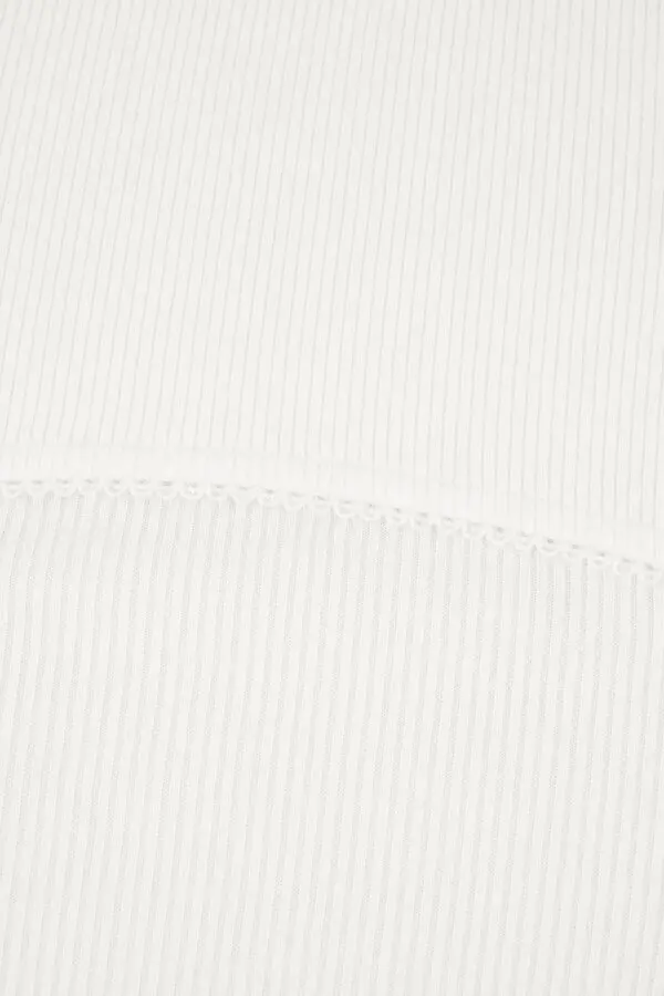 Alaïa Ribbed Short Sleeve T-shirt - Multicolor