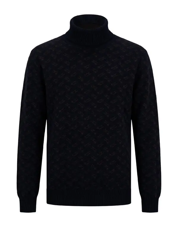 Herno Virgin Wool Turtleneck Sweater