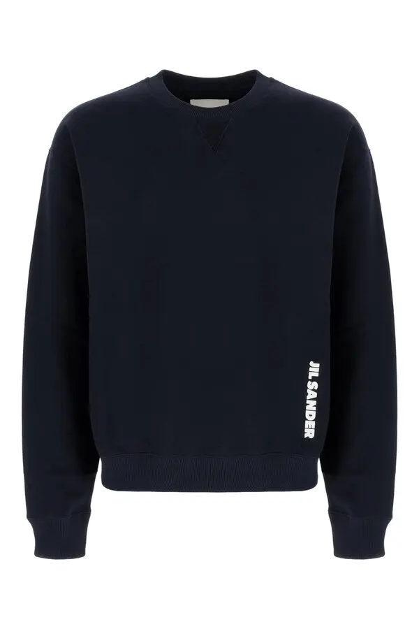 JIL SANDER Logo Print Crewneck Sweatshirt - Multicolor