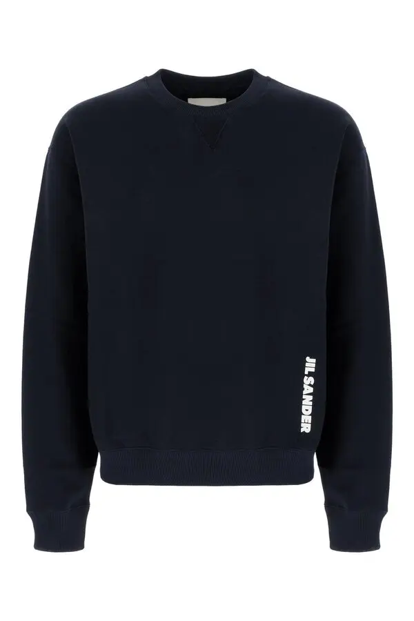 JIL SANDER Logo Print Crewneck Sweatshirt - Multicolor