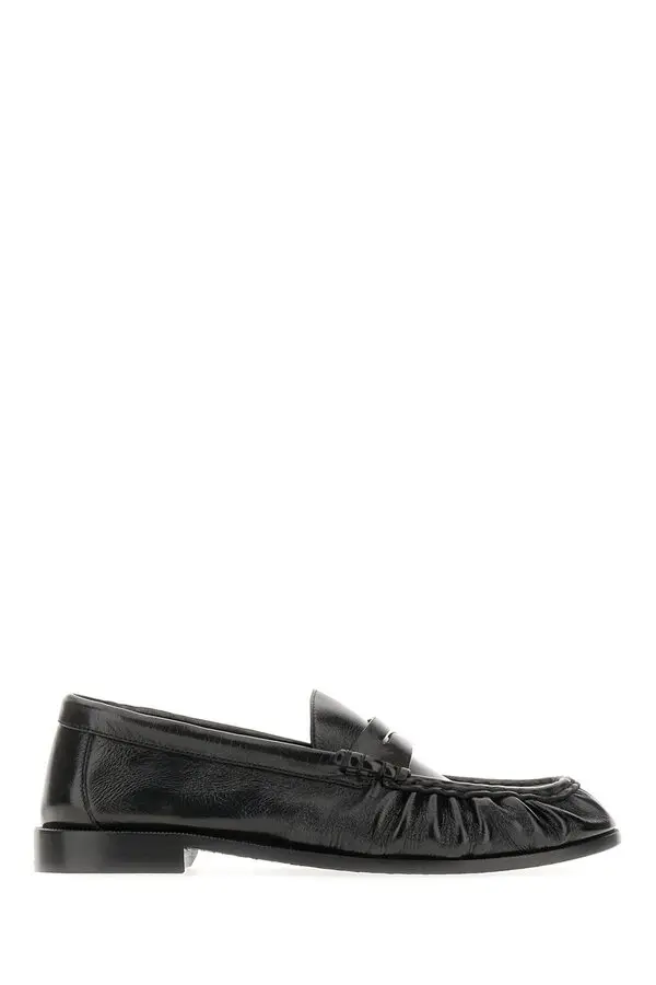 Saint Laurent Gathered Leather Loafers - Multicolor