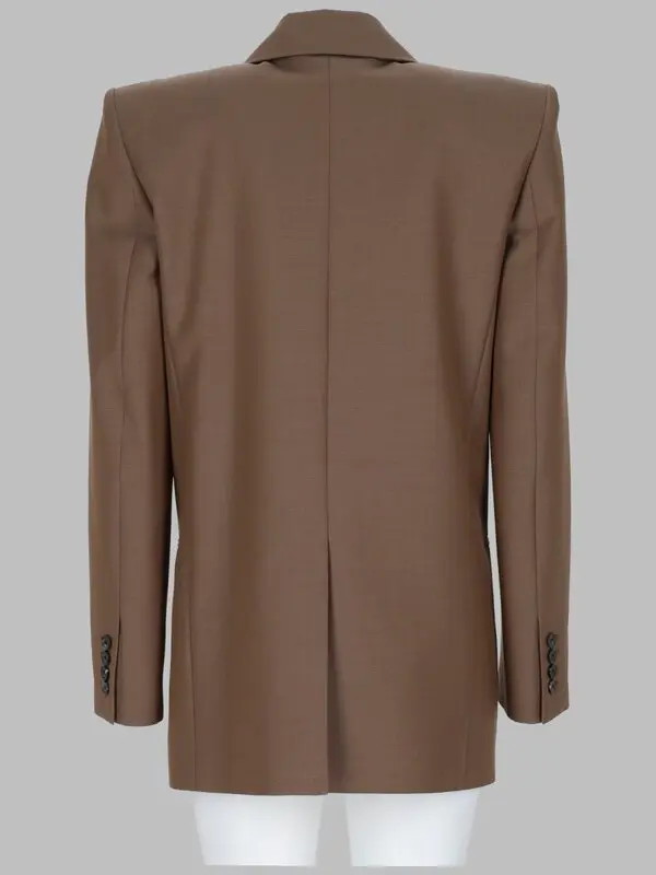 Saint Laurent Giacca In Lana E Mohair Leggeri