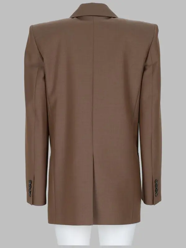 Saint Laurent Giacca In Lana E Mohair Leggeri