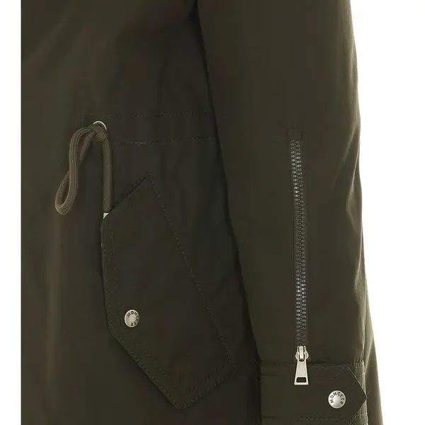 Moncler Halicte Long Parka - Green