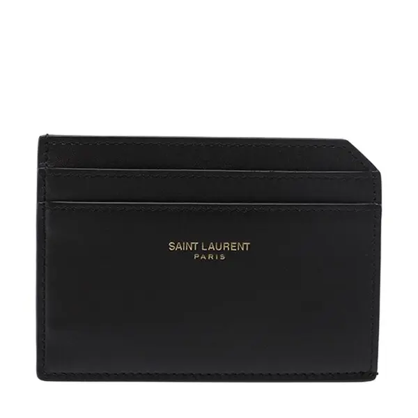 Saint Laurent Open Cards Holder - Brown