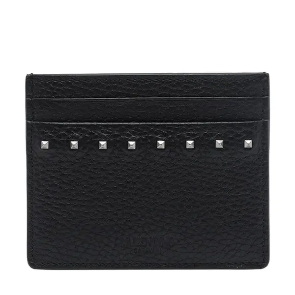 Valentino Garavani Rockstud Cards Holder - Black