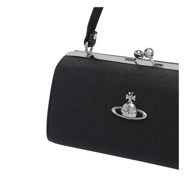 VIVIENNE WESTWOOD Doll Frame Purse - Black
