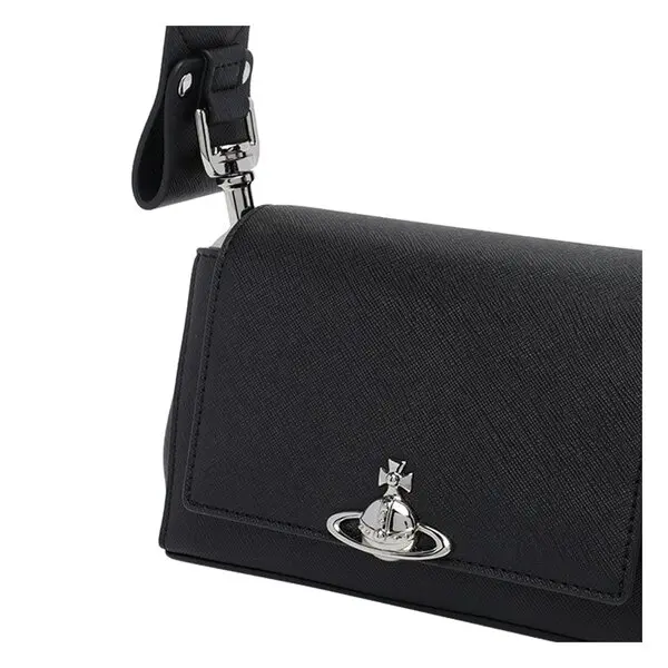VIVIENNE WESTWOOD Hazel Shoulder Bag - Black