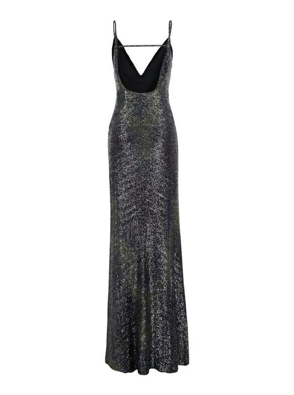 Missoni Sequin Embellished V-neck Dress - Multicolor