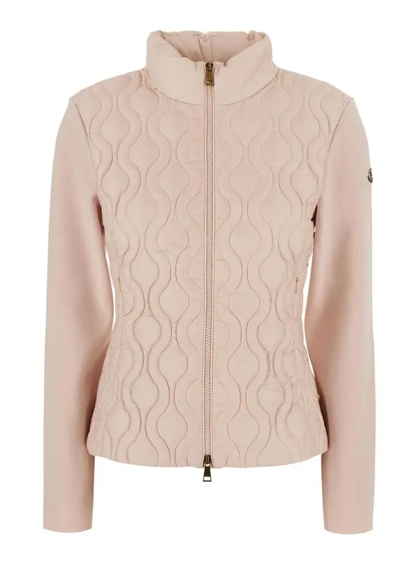 Moncler Quilted Tech Fabric Cardigan - Multicolor