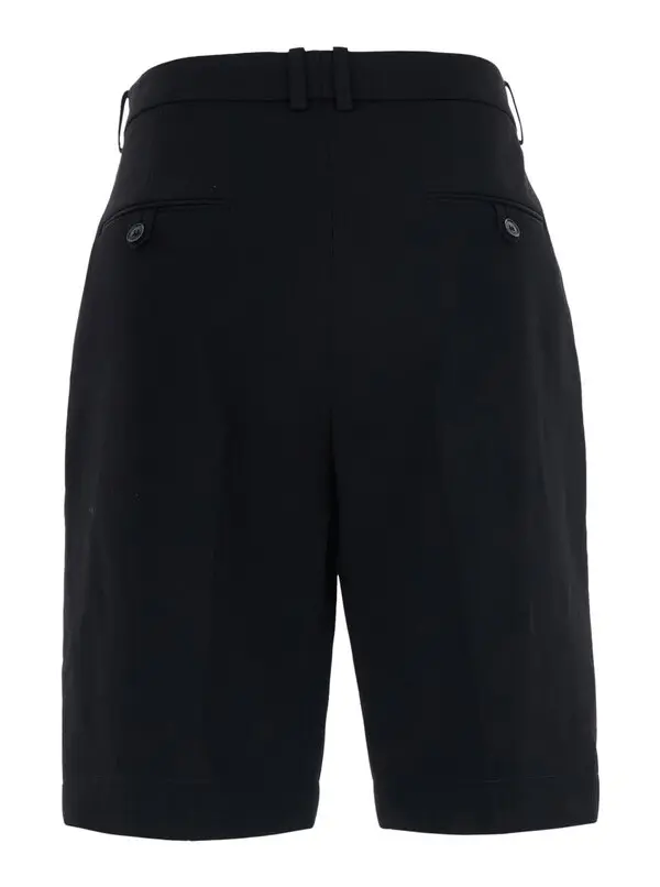 Saint Laurent Wool Bermuda Shorts - Multicolor