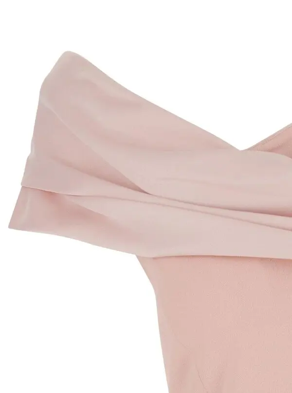 Solace London Adele Long Dress - Pink