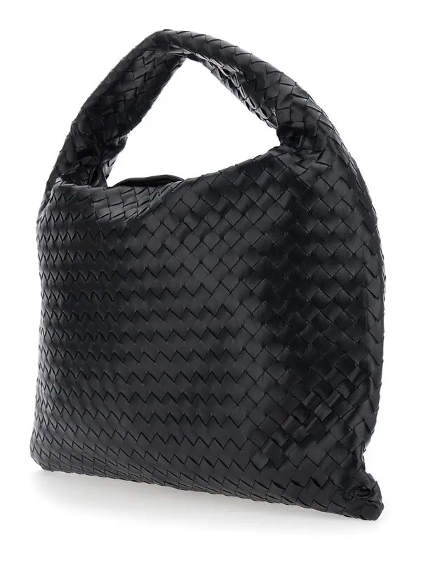Bottega Veneta Leather Shoulder Bag - Black