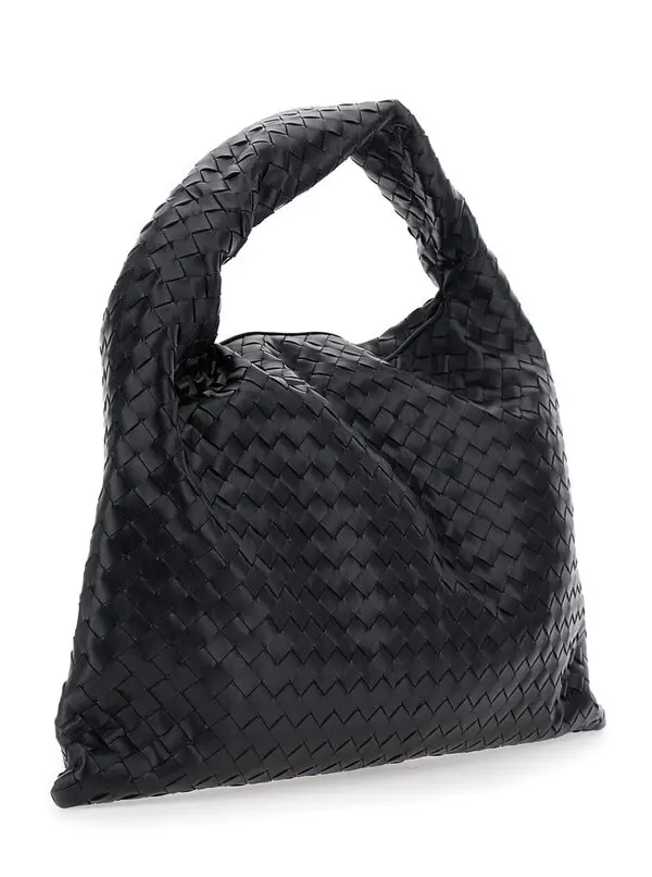 Bottega Veneta Leather Shoulder Bag - Black