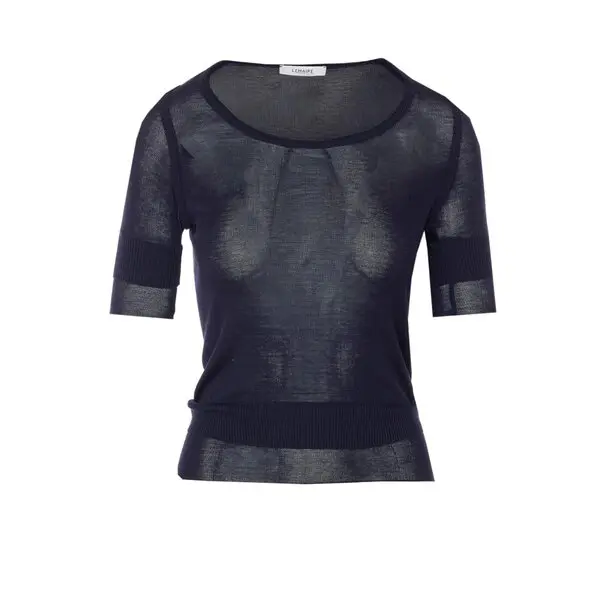 LEMAIRE Seamless Trompe L'oeil T-shirt - Blue