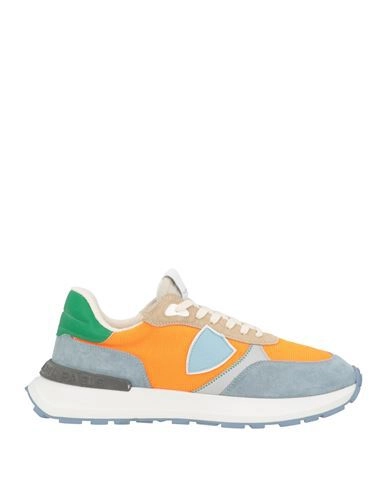 Philippe Model Sneakers Slate Size Leather, Textile Fibers - Blue