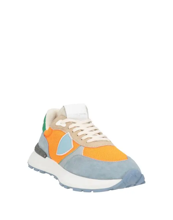 Philippe Model Sneakers Slate Size Leather, Textile Fibers