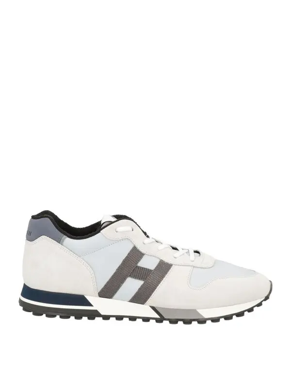 Hogan Leather And Textile Fibers Sneakers