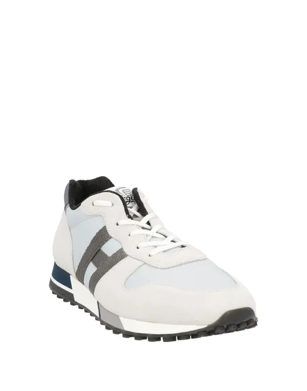 Hogan Leather And Textile Fibers Sneakers