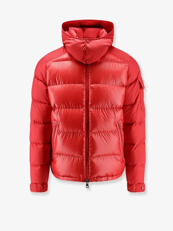 Moncler Maya Recycled Polyester Down Jacket - Red