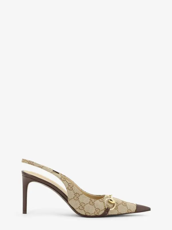 Gucci Gg Fabric Décollet - Beige